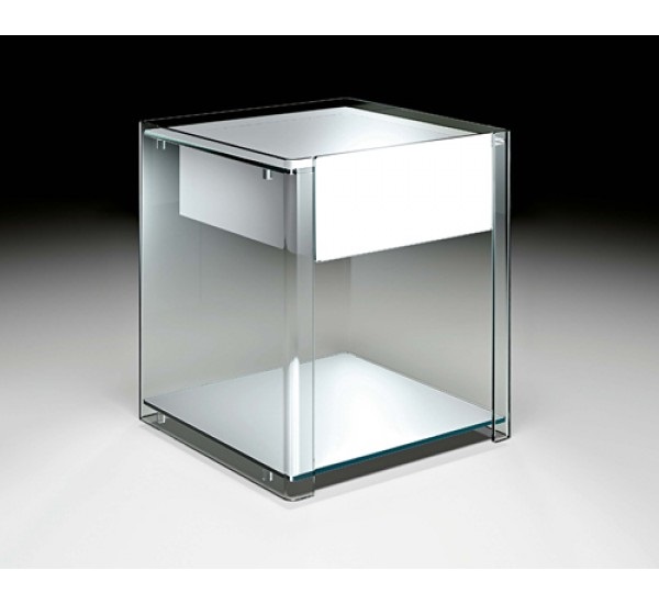 Fiam Milo 2 ripiani e cassetto Bianco comodino in vendita online su ...